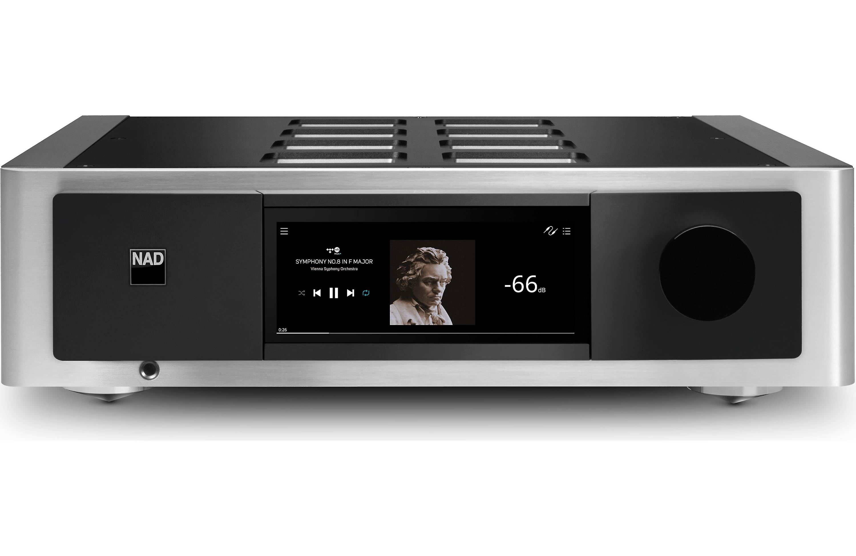 NAD M33 Master Series Stereo integrated amplifier with HDMI, built-in